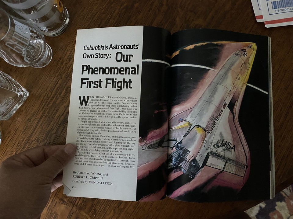 National Geographic Magazine OCTOBER 1981 Columbia Space Shuttle Indian ...