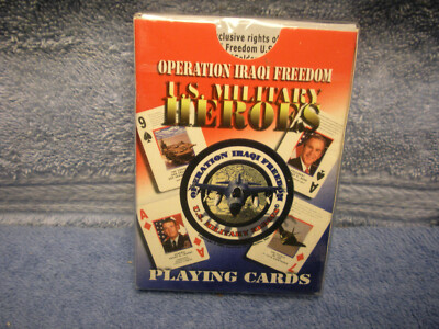 OPERATION IRAQI FREEDOM U. S. MILITARY HEROES PLAYING CARDS - SEALED | eBay