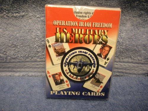 OPERATION IRAQI FREEDOM U. S. MILITARY HEROES PLAYING CARDS - SEALED | eBay