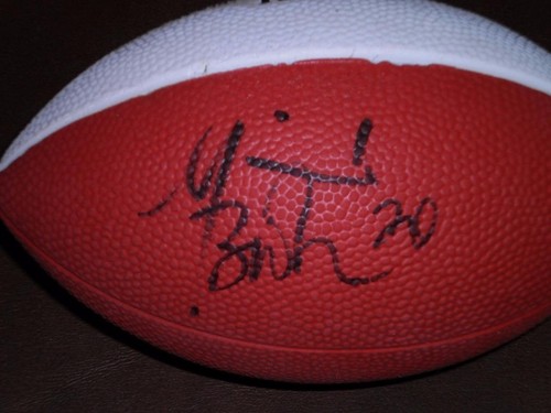 Nebraska Cornhuskers 1997 Autographed Mini Football Mike Minter Michael ...