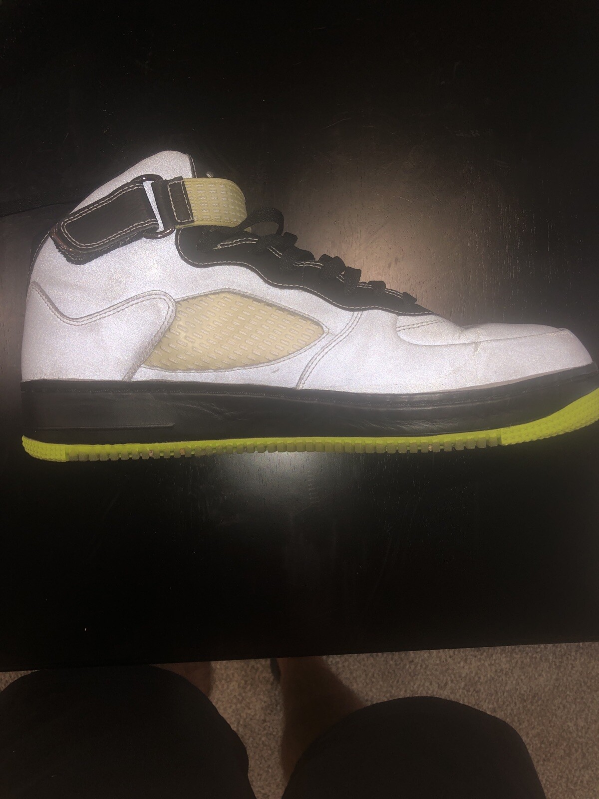 Air Jordan Fusion 5 (AJF 5) Stealth / White – Black –… - Gem