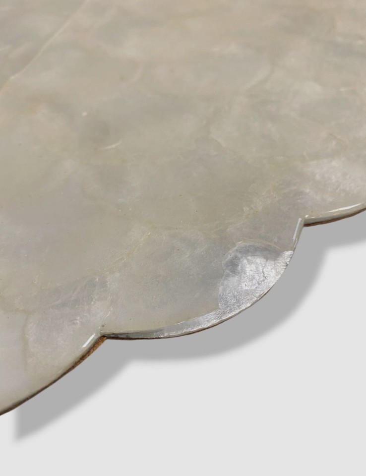 Neiman Marcus Ivory Oval Capiz Shell Placemats Set of 4 | 19 x 13" | eBay