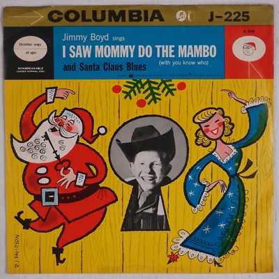 JIMMY BOYD: I Saw Mommy Do the Mambo / Santa Clause Blues 10” 78 w/ PS ...
