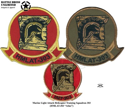 Light Attack Helicopter Training Squadron 303 Patch-HMLAT-303 Atlas ...