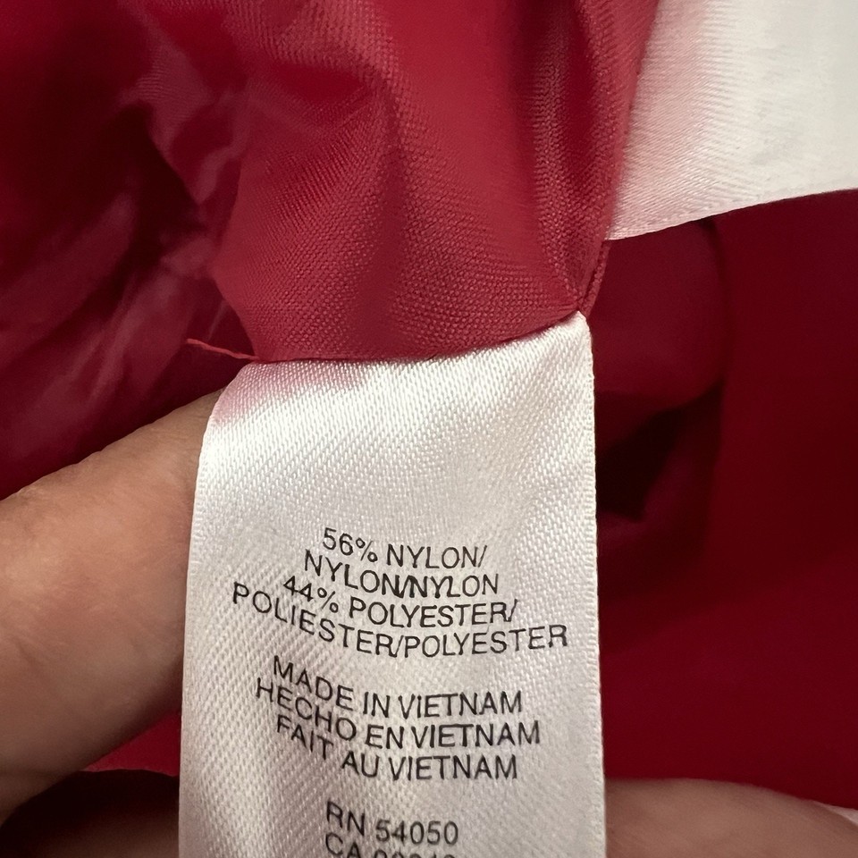 Alfani Retro Style Women’s Cocktail Party Dress Size 10 Shimmer Red Tie ...