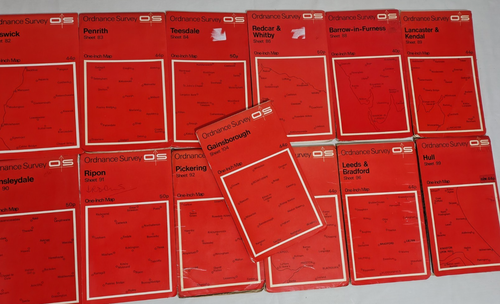 13 Ordnance Survey Maps Bundle Northern England Joblot 1960s/70s | eBay UK