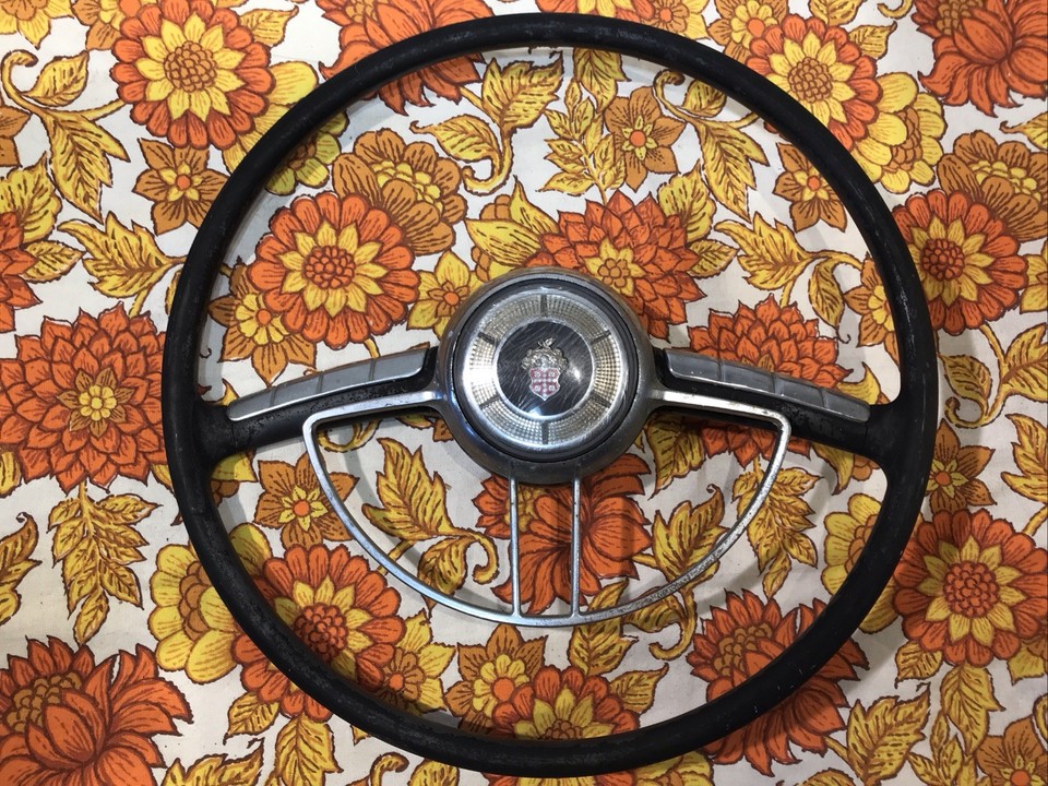 1950 PACKARD Steering Wheel Horn Ring Center OEM Vintage Patina ...