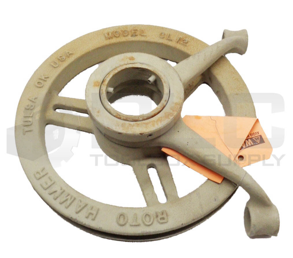 NEW ROTO HAMMER CL-12 DUCTILE IRON CHAIN WHEEL 9-1/4"-12-1/2" 235MM ...