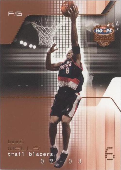 2002-03 NBA Hoops Stars - Bonzi Wells #159 Five Star /299 for sale ...