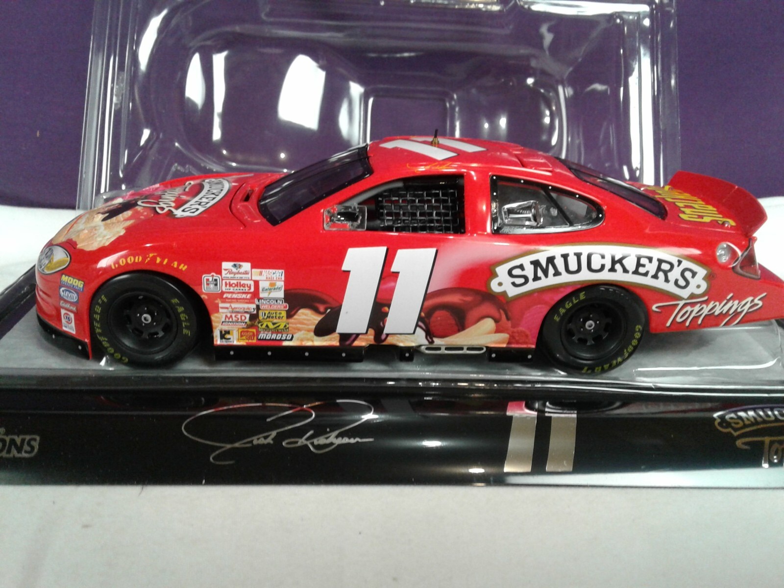 Rare 1/24 Scale 2002 Josh Richeson NASCAR Car Racing Champions Smuckers ...
