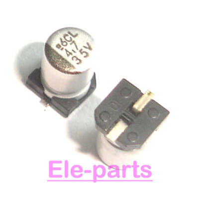 50 PCS 4.7UF/35V SMD Electrolytic Capacitor SMT 35V 4.7UF 4X5MM | eBay
