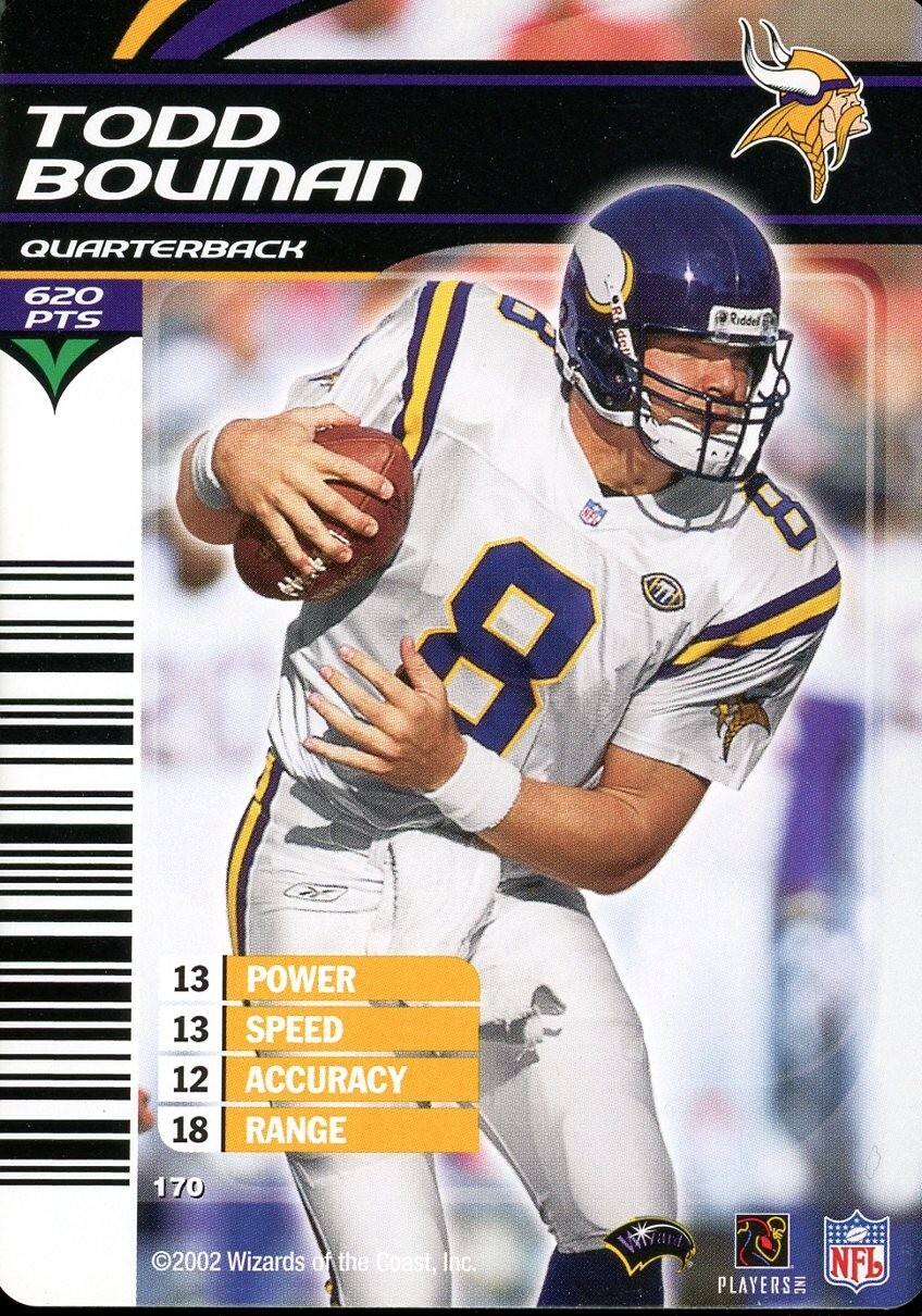 2002 NFL Showdown TODD BOUMAN VIKINGS #170 | eBay