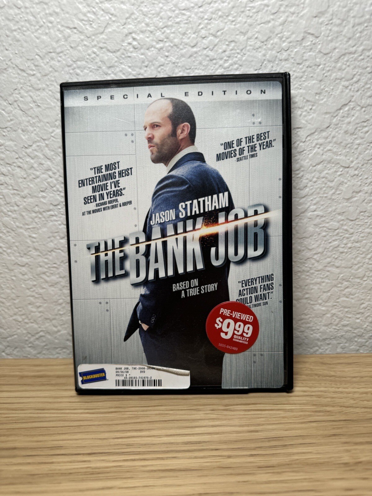 The Bank Job DVD Video Speacial Edition (Blockbuster Rental) Drama ...