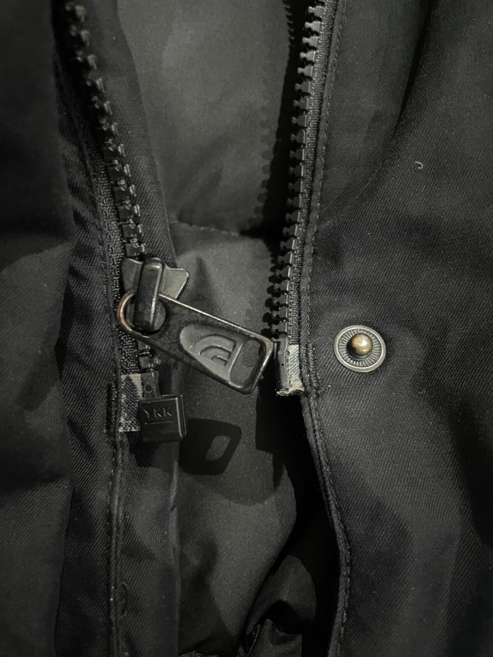 The North Face Women Brooklyn II Parka Hooded Black L 550 Down *no fur ...
