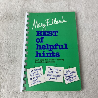 Mary Ellens Best Of Helpful Hints Book 1979 | eBay