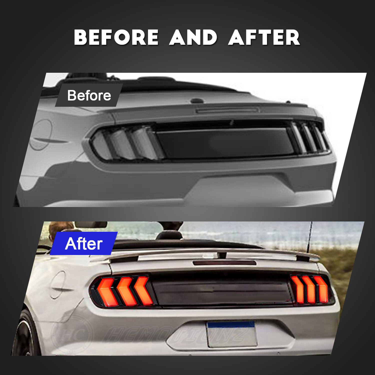 HCmotion 6 Model LED Tail Lights For Ford Mustang 2015-2022 Animation ...