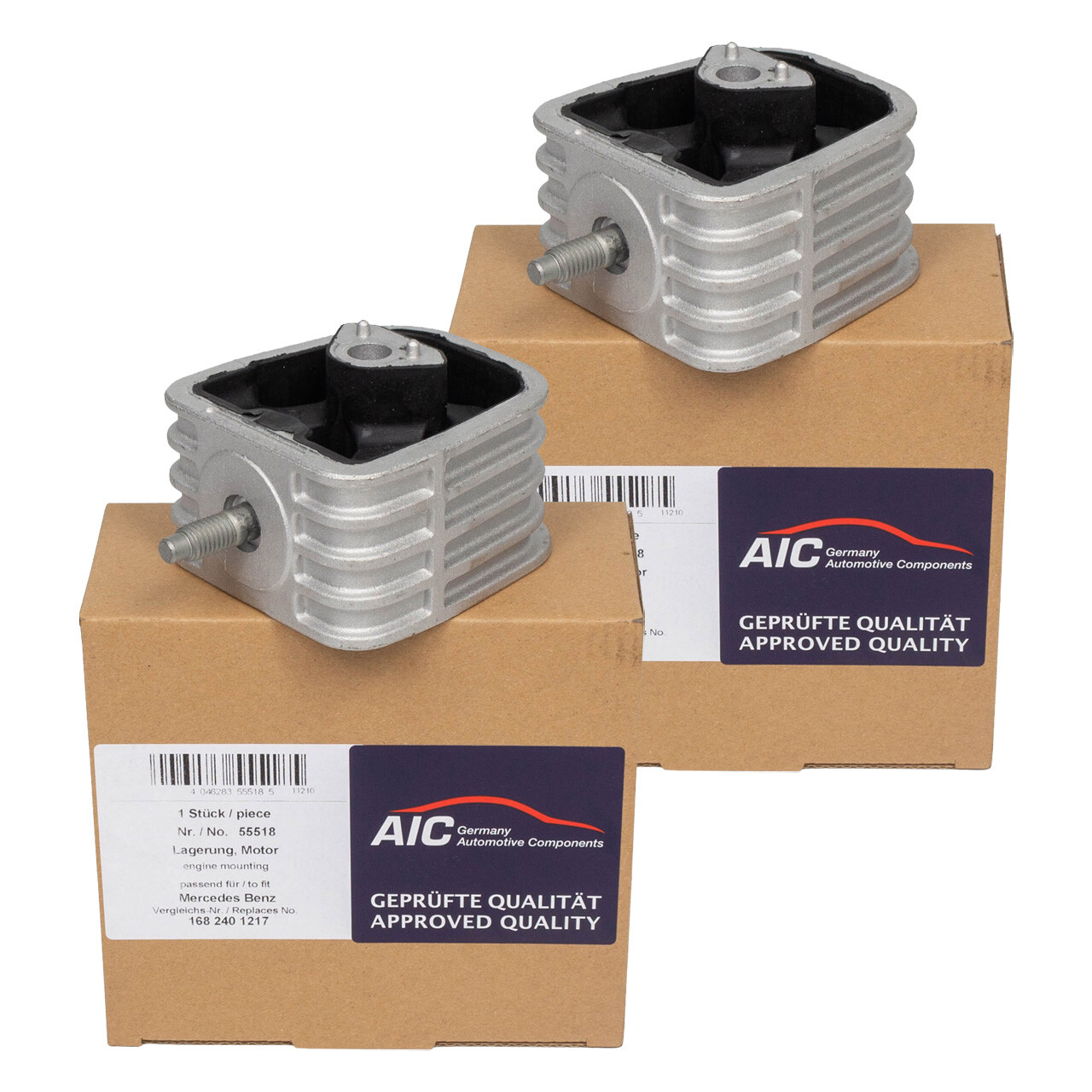 2x AIC 55518 Motorlager für MERCEDES A-KLASSE W168 VANEO (414) vorne ...