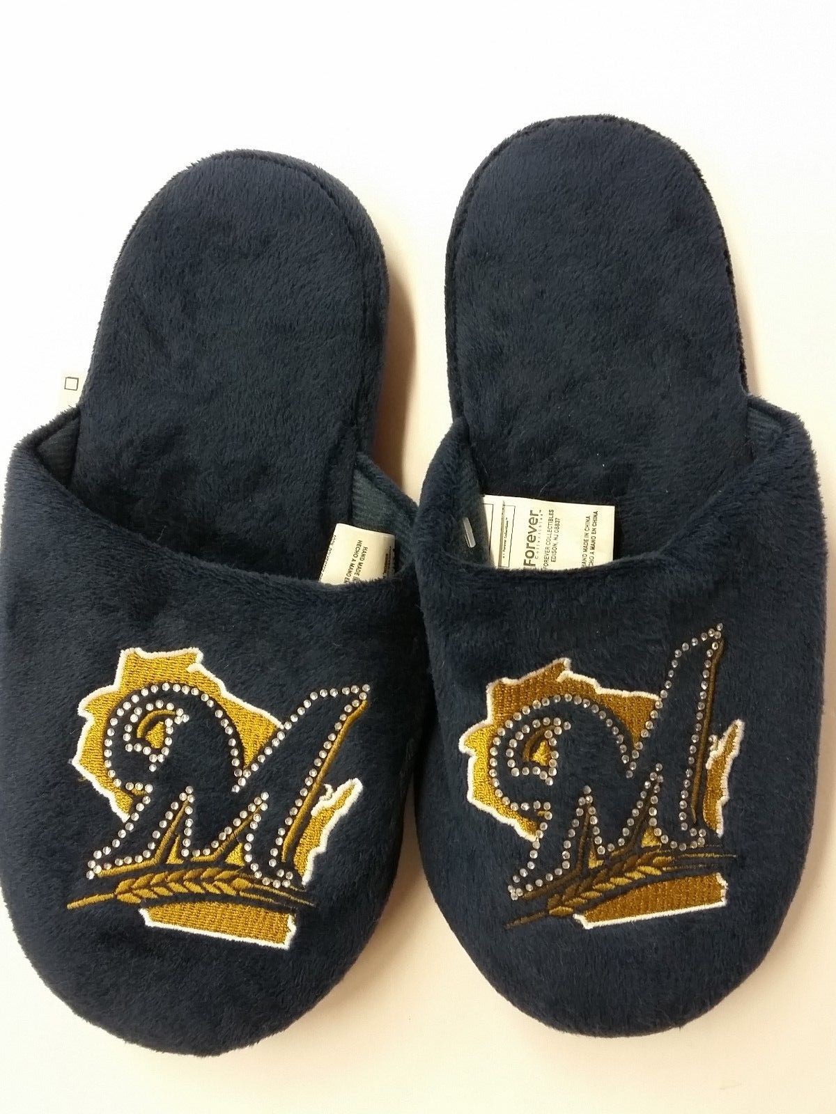 MLB Milwaukee Brewers Womens Slippers (X-Large 11-12) NEW | eBay