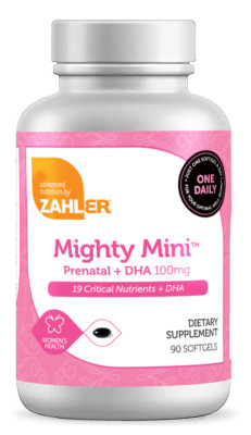 Zahler Mighty Mini Prenatal+DHA 90 Softgels, NEW | eBay