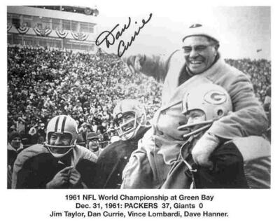 Dan Currie Autographed 8x10 Photo - Packers VL | eBay