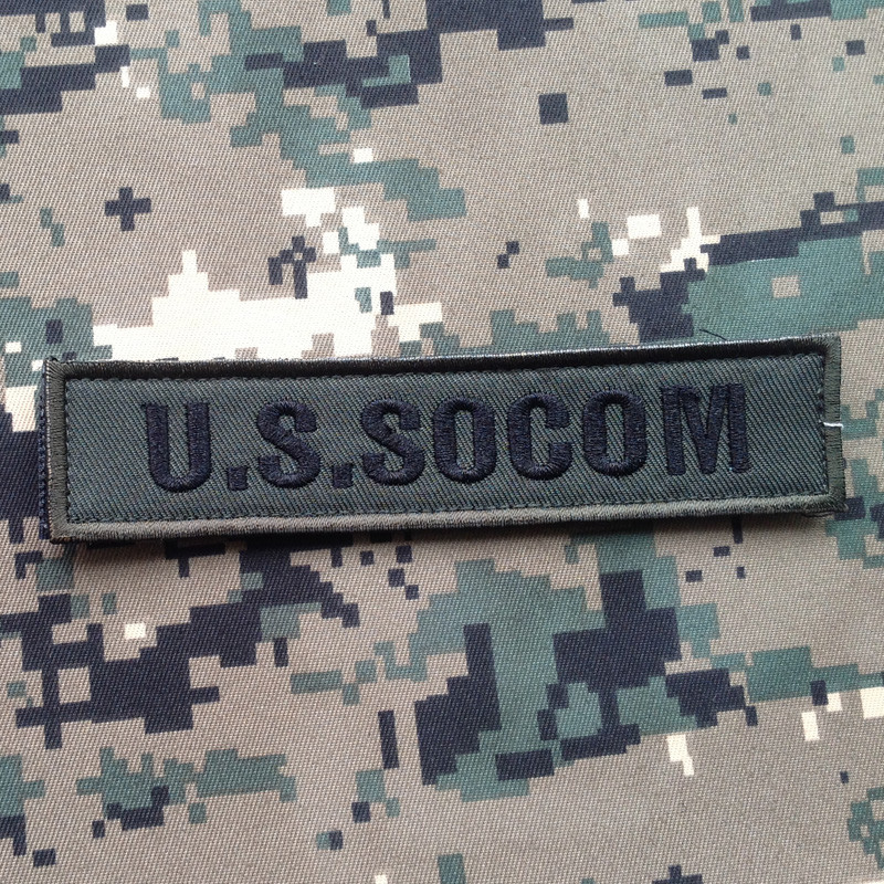 U.S.SOCOM EMBROIDERED PATCHES USA ARMY 3D TACTICAL BADGE HOOK PATCH *01 ...