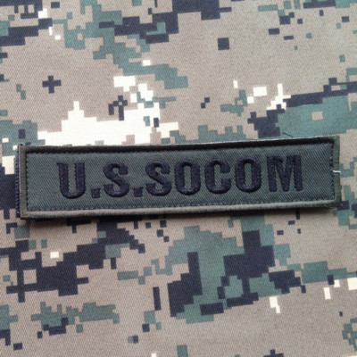 U.S.SOCOM EMBROIDERED PATCHES USA ARMY 3D TACTICAL BADGE HOOK PATCH *01 ...