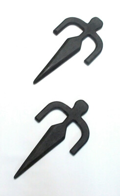 Training Knife Trainer Polypropylene Double Daggers FMA Silat Trisula Sai | eBay