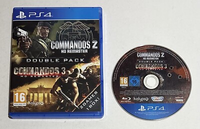 Commandos 2 & 3 HD Remaster Double Pack Sony Playstation 4 PS4 Boxed ...