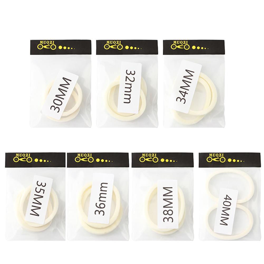 2pcs MTB Bicycle Sponge Ring Oil Sealed Foam Front Fork O-Ring (35mm ...