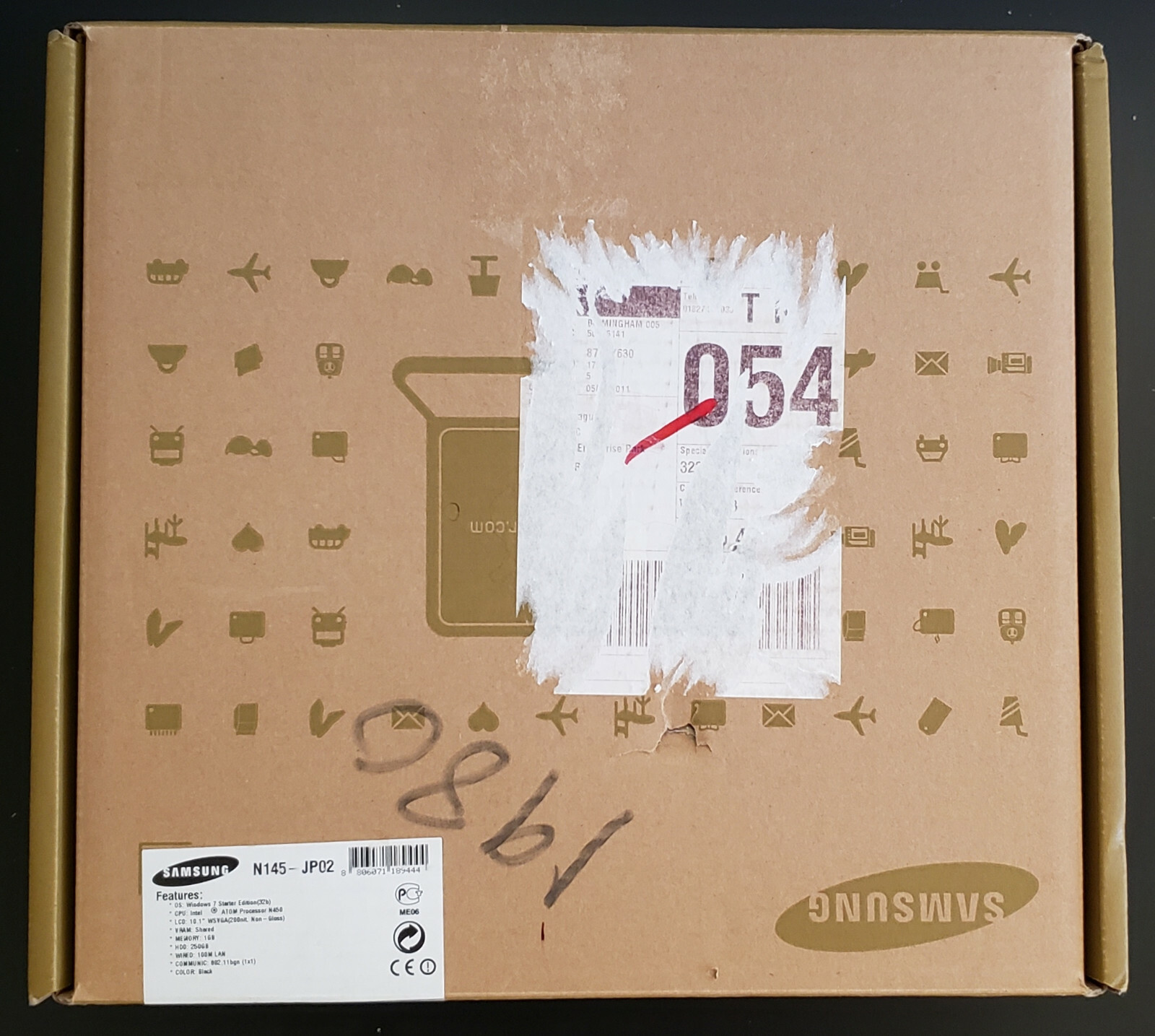 Open Box Samsung Netbook N145 Plus (NP-N145-JP02UK) (10.1"/Atom N450 ...