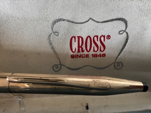 CROSS Century Classic Gold Plated Ballpoint Pen With Box And ...