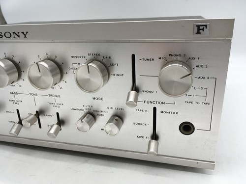 Sony TA-2000F Stereo Preamplifier Japan Hi-Fi Pre Amp Working Excellent ...