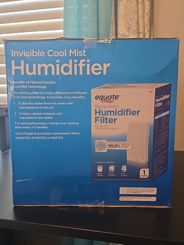 Used equate Invisible Cool Mist Humidifier EQ2109-UL Rooms up to 250 sq ...