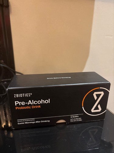 ZBiotics Pre-Alcohol Probiotic Drink, Feel Better After Drinking, 12 ...