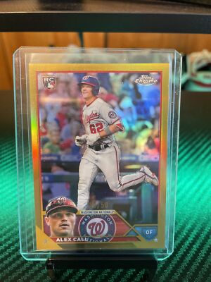 2023 Topps Chrome - Gold Refractor #187 Alex Call /50 (RC) | eBay