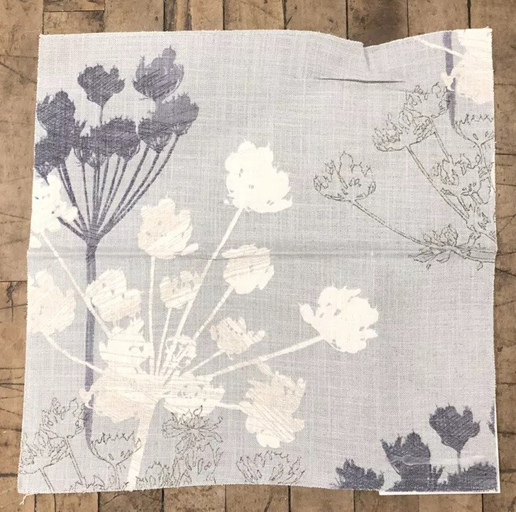 Linen Printed Fabric Sample 17 X 17 with in the Romo Fabric Group | eBay
