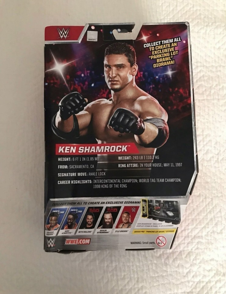 WWE Wrestling Elite Ken Shamrock Action Figure with Entrance Robe | eBay