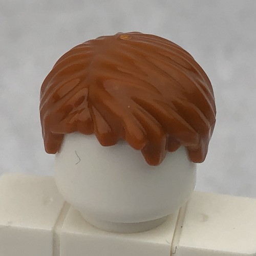 LEGO 62810 Dark Orange Minifigure, Hair Short Tousled with Side Part ...