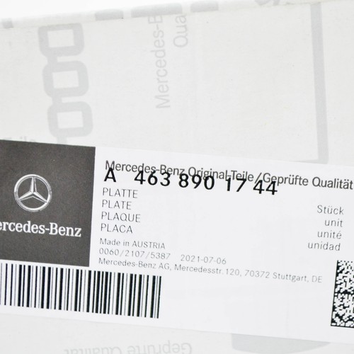 MERCEDES-BENZ G-CLASS W463 SPARE TIRE COVER EMBLEM A4638901744 NO DUTY ...