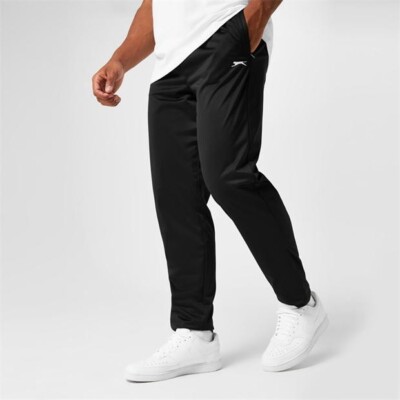 Slazenger Zip Pocket Open Hem Poly Pant Tracksuit Bottoms Jogging Pant ...
