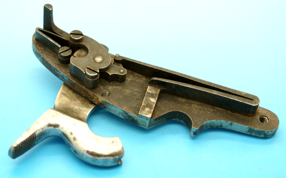 U.S. 1861 SPRINGFIELD RIFLE MUSKET LOCK PLATE & HAMMER - ANTIQ CIVIL ...