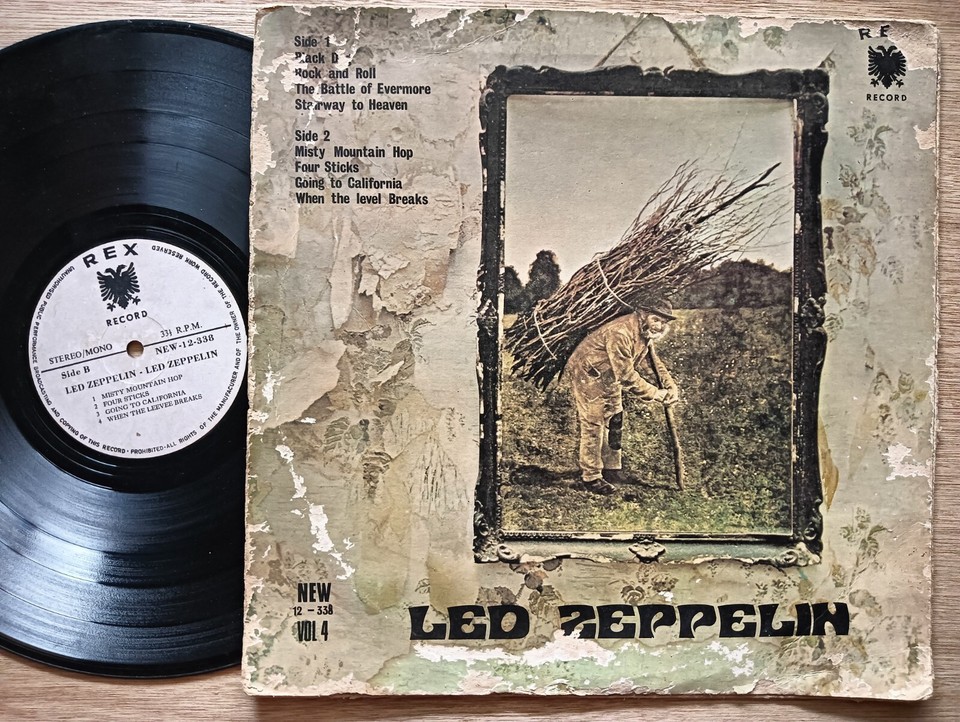 LED ZEPPELIN - Rare Malaysia Unique Label 12" LP | eBay