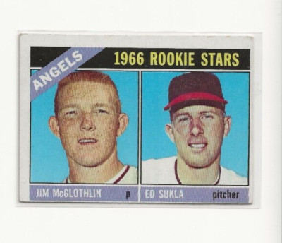 1966 Topps Baseball HIGH NUMBERS #417 ANGELS ROOKIE STARS JIM ...