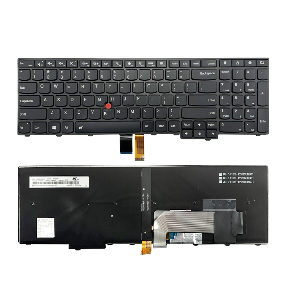 Keyboard for Thinkpad T550 T540 W541 W550 L540 L560 L570 (US English W ...