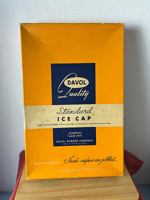 Davol Quality Standard Ice Cap Rubber with Box Vintage | eBay