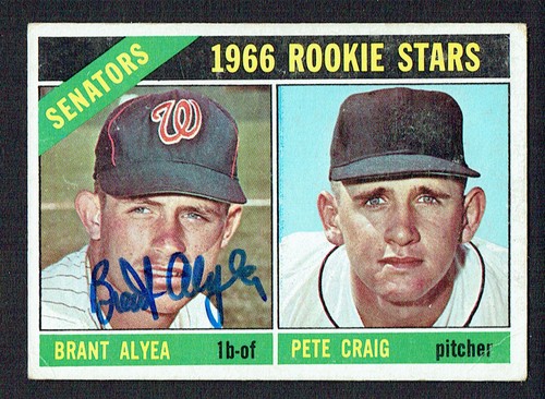 Brant Alyea #11 signed autograph auto 1966 Topps Baseball Trading Card ...