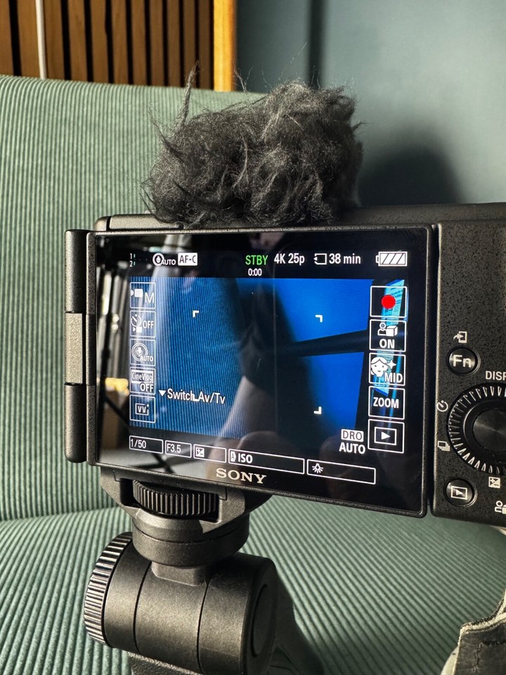 Sony ZV-1F 20.1MP Compact Vlogging Camera, 2 Batteries and Vlog Stick ...