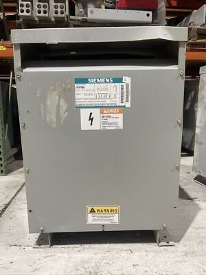 Siemens 3F3Y030 Dry Type Transformer 30 KVA 480D 208Y/120 3PH | eBay