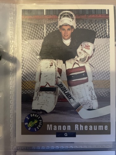 MANON RHEAUME 1992 CLASSIC DRAFT PICKS ROOKIE RC CARD #59 Tampa Bay ...