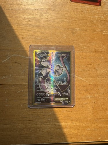 2016 Pokemon XY Evolutions Mewtwo EX Card 103/108 Holo Full Art Foil ...